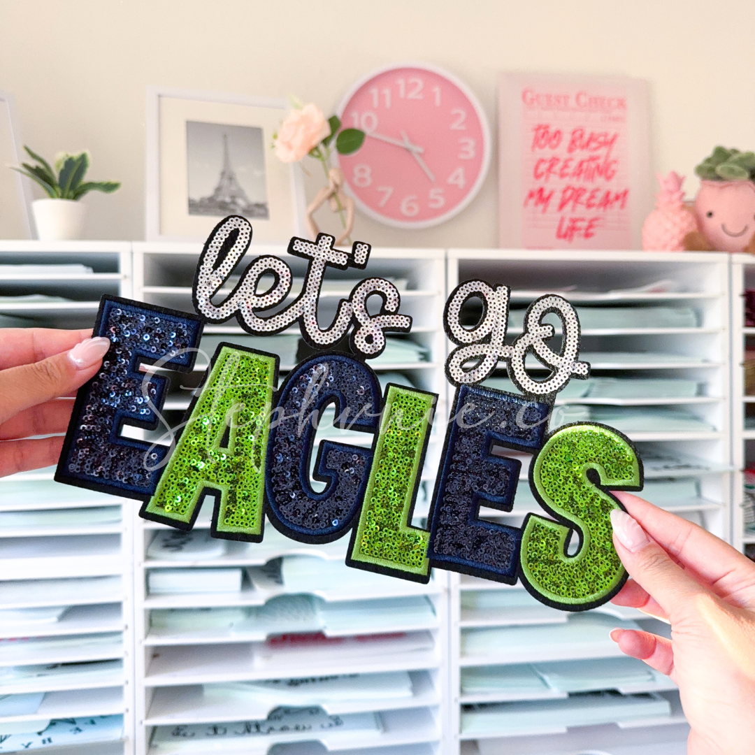 Eagles- Sequin Patch – Stephvnie.Co Transfers